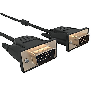 Tupavco TP119 - VGA Cable 50ft - Computer/Monitor/Projector/PC/TV Cord 15 PIN, 50 Feet Long Video Cord