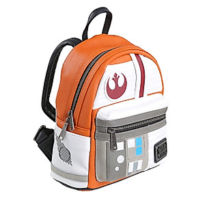 Loungefly Women's Star Wars Rebel Pilot Cosplay Double Strap Shoulder Bag Purse