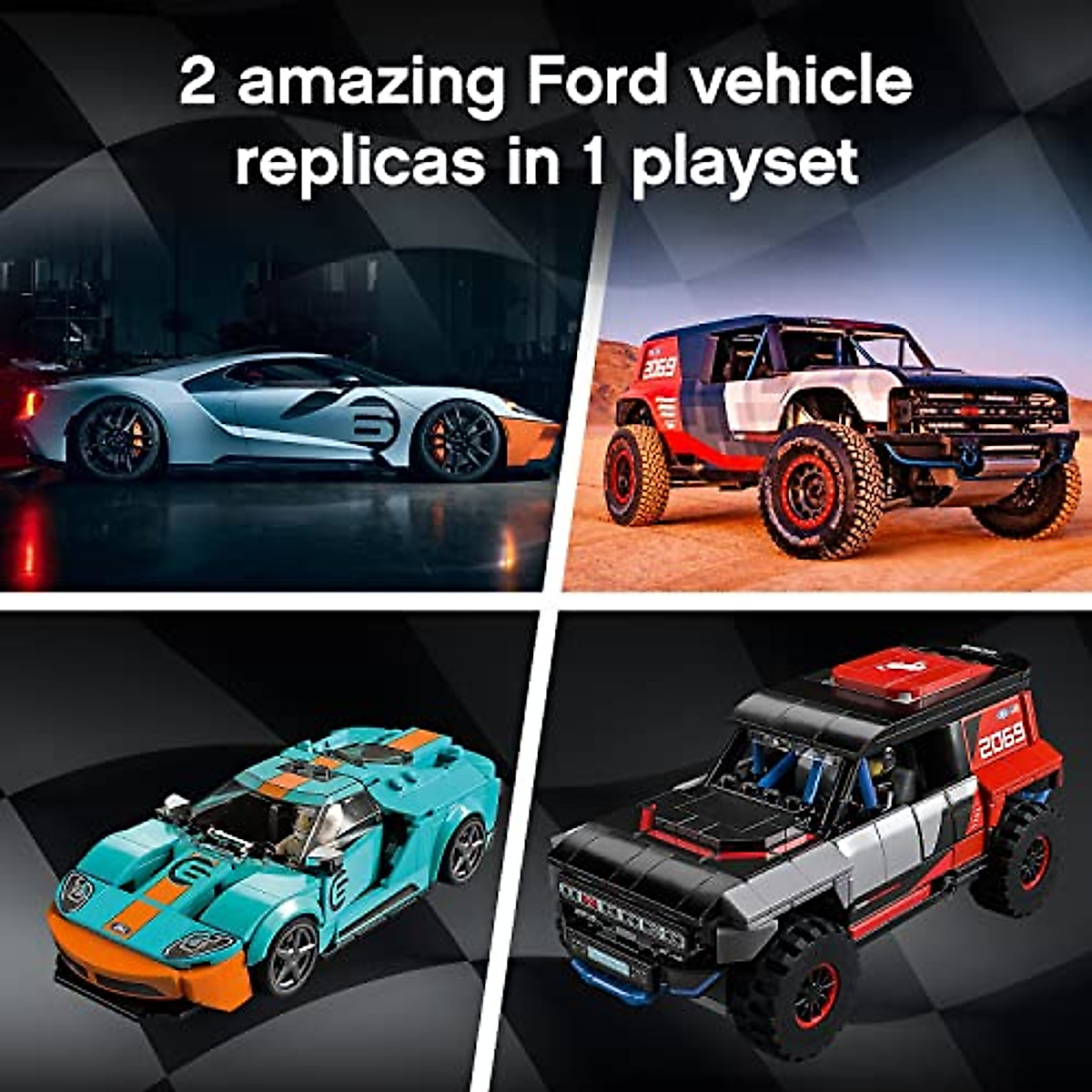 LEGO Speed Champions - Ford GT Heritage Edition and Bronco R (76905.)