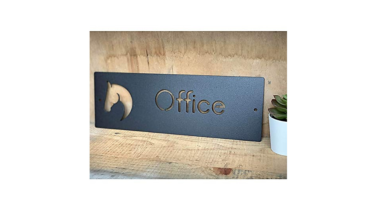 Personalized Steel Horse Stall Name Plates | Main Street Steel