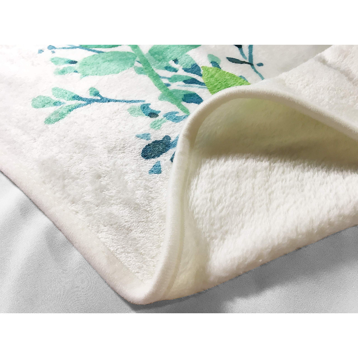 Achilles Axis Baby Milestone Blanket - Organic Soft Plush Fleece Unisex Design - Large 60 in x 40 in - Flower Photography Background Prop Included