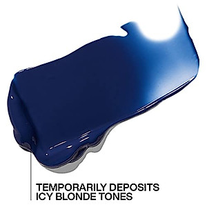 Redken Blondage Icy Color Depositing Mask | Instant Customized Temporary Color | Color Tint Hair Treatment| For Blonde Hair | 8.5 Fl Oz