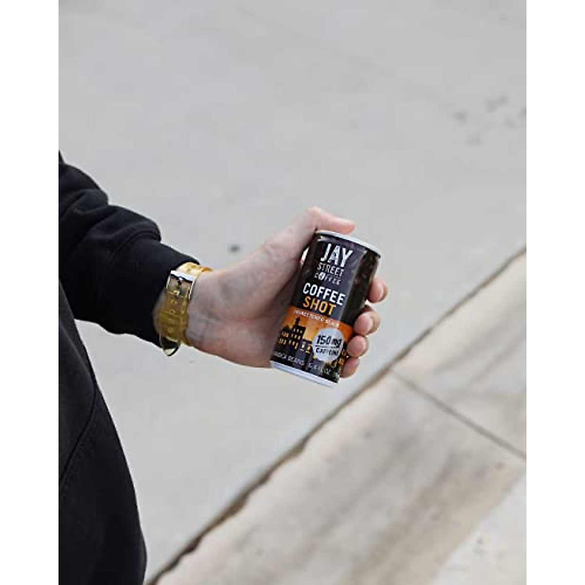 Jay Street Coffee, Coffee Shot, Unsweetened Black, 6.4 Ounce (Pack of 20)