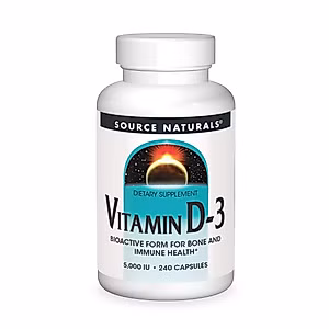 Source Naturals Vitamin D-3 5000 iu Supports Bone & Immune Health - 240 Capsules