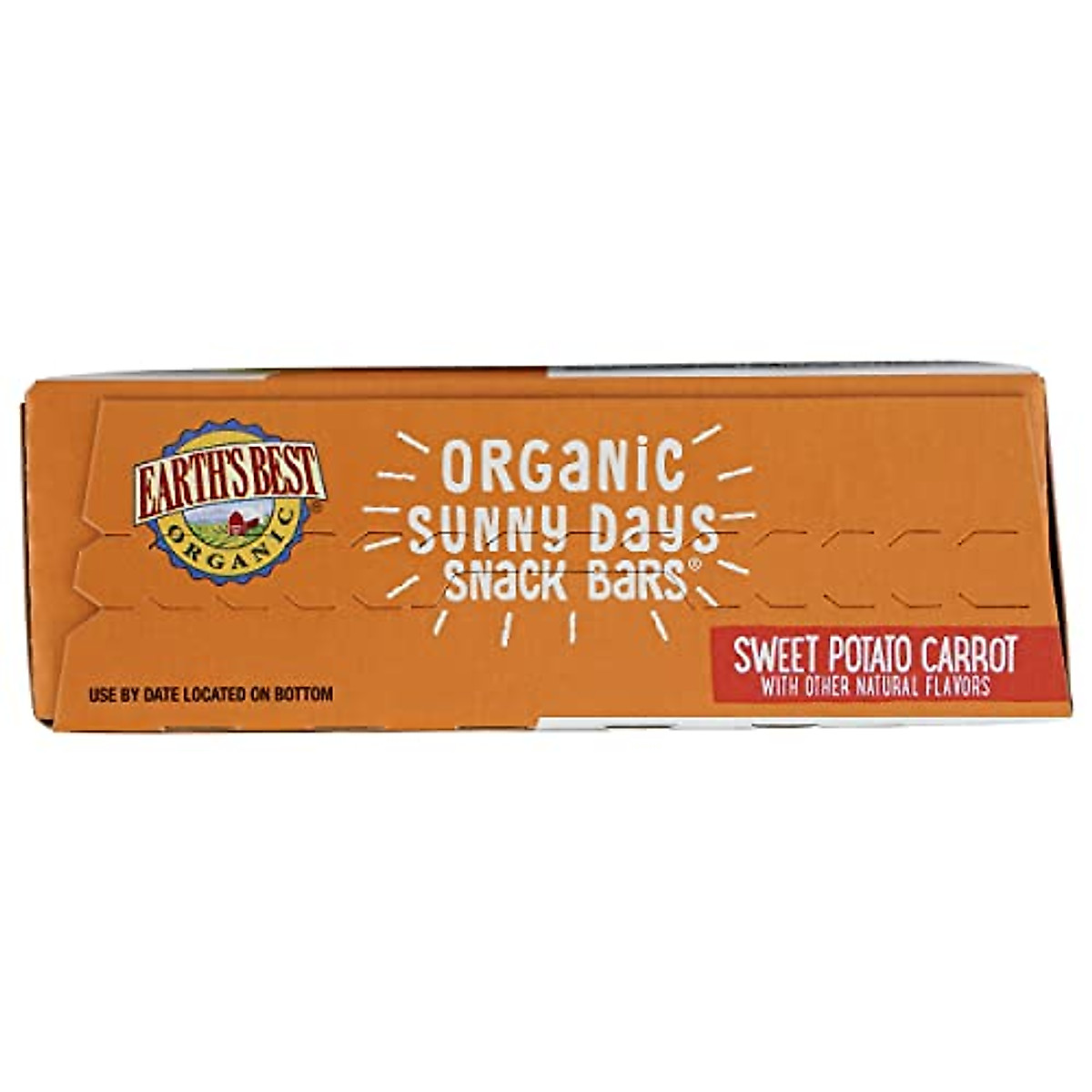 EARTHS BEST Organic Swt Pto Crrt Snny Day Bars, 0.67 Ounce (Pack of 7)