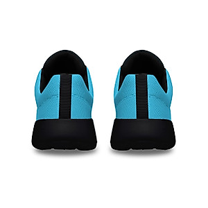 Saint Lucia Flag Shoes for Men Women Running Sneakers Breathable Casual Sport Tennis Shoes Black Size 7