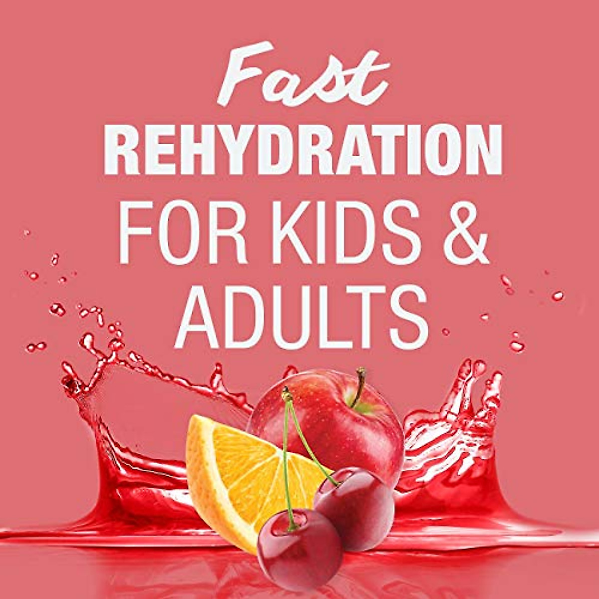 Pedialyte Advanced Care Electrolyte Solution, 1 Liter, 8 Count, with PreActive Prebiotics, Hydration Drink, Cherry Punch