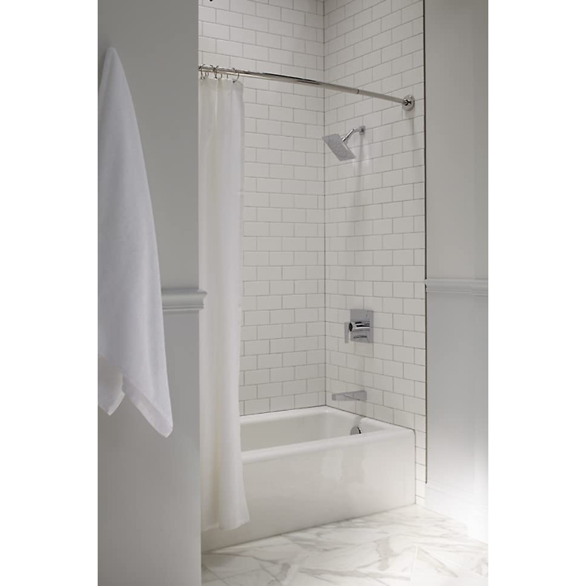 KOHLER Bellwether 60" x 30" alcove bath with integral apron and right-hand drain