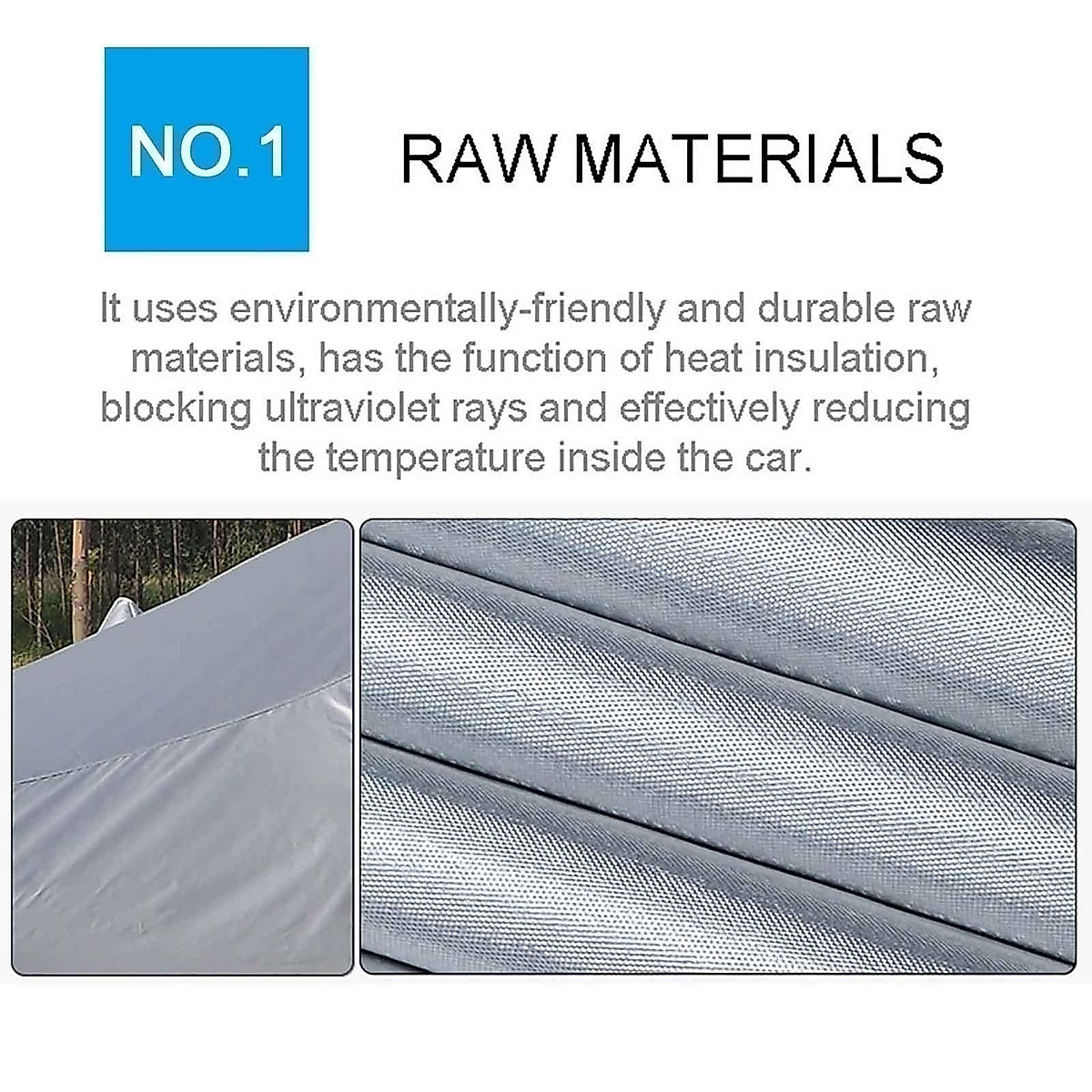 Dustproof Waterproof Car Cover Compatible With DS Automobiles DS3 CABRIO DS3 CROSSBACK DS4 CROSSBACK DS5 DS7 CROSSBACK Sun Protection Against Rain Snow Windy ( Color : Black , Size : DS7 CROSSBACK )