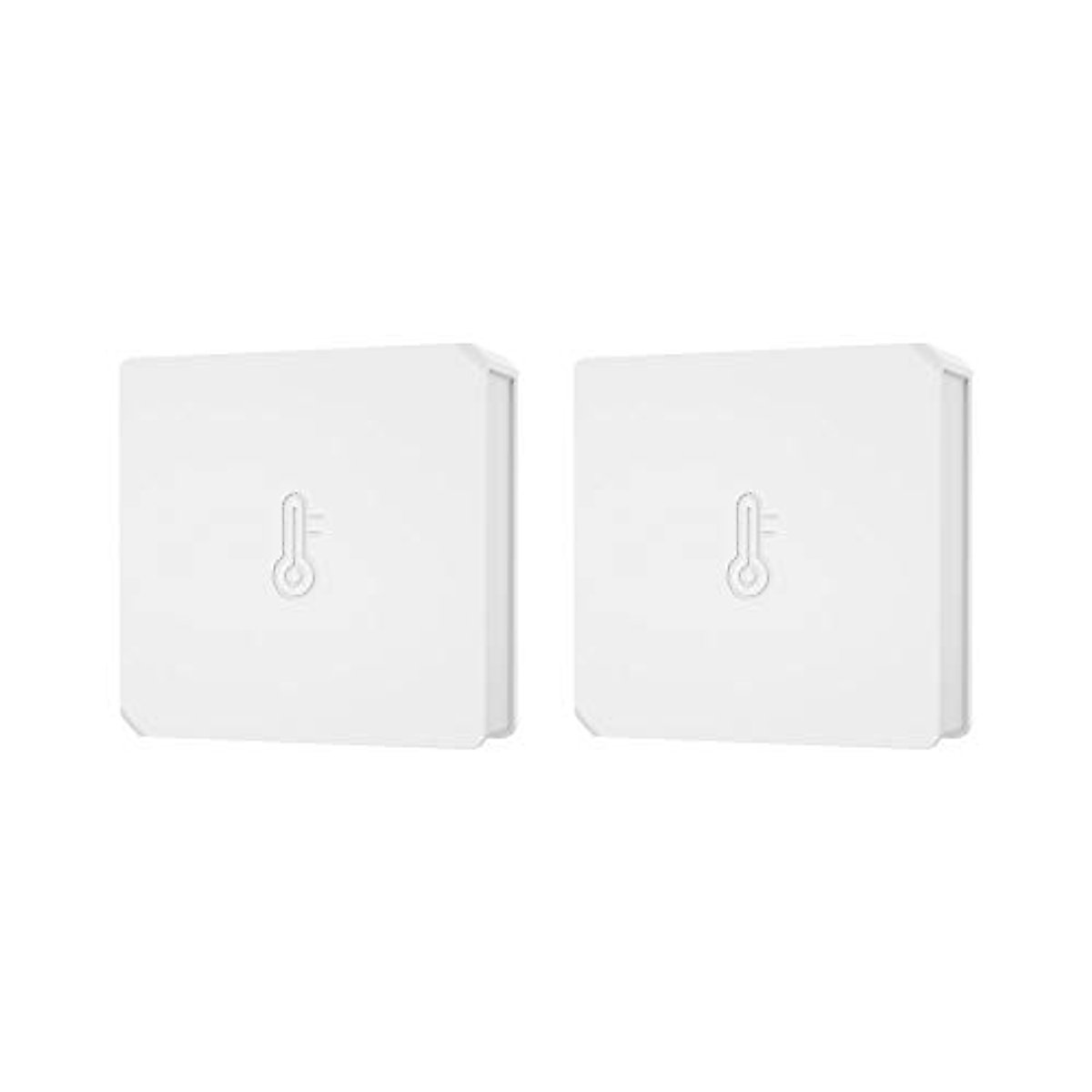 SONOFF SNZB-02 ZigBee Mini Indoor Temperature and Humidity Sensor for Checking the Room Climate 2-Pack, SONOFF ZigBee Bridge Required, Indoor Thermometer Hygrometer with Alert, Compatible with Alexa