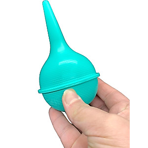 Comfort Soft Sterile Ear Bulb Rubber Hand Squeeze Baby Bulb Suction Sucker - 3 oz - Nasal - Ulcer (3 Pack)