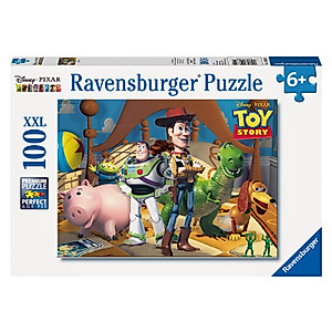 Ravensburger Disney Pixar: Toy Story 100-Piece Jigsaw Puzzle for Kids - Unique Puzzle Pieces for Frustration-Free Fun | Enhances Concentration and Creativity | Ideal Gift for Boys and Girls