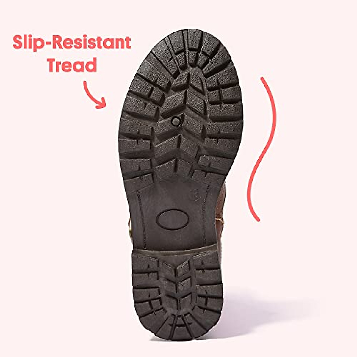 FabKids Girls Mid-calf Fashion Riding Boots Fall Winter Snow Boot Warm Western Boots For Little Kid Brown Size 13