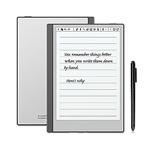 Geniatech Android E-Ink ePaper Tablet, Paperwhite e Reader Note Taking, Real-time Cloud Syn ebook Reader, Support Wireless Screen Sharing, Drawing Paper White for Writing Graphics Notepad (9.7")