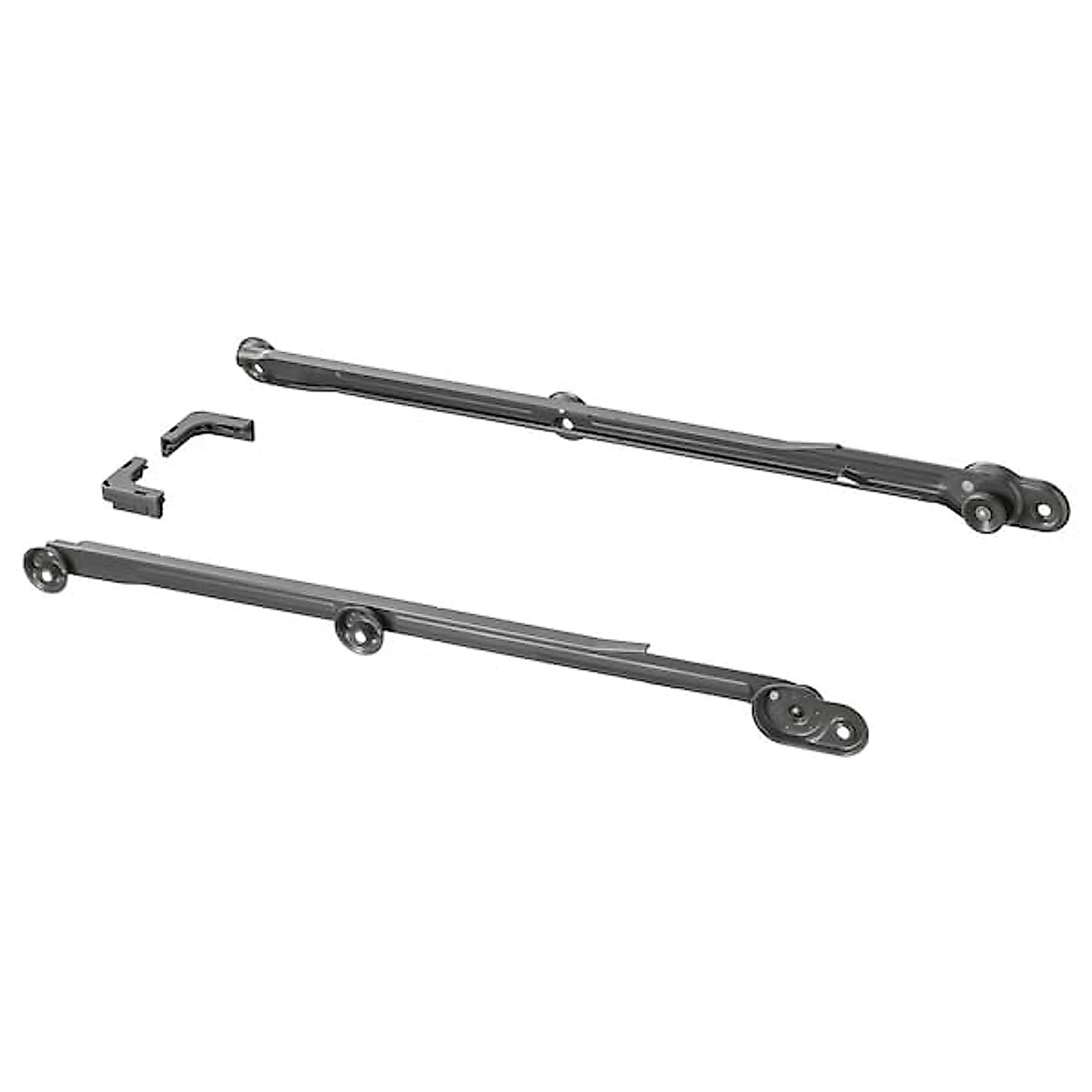 KOMPLEMENT Pull Out Rail (2 pack) for Baskets 22-7/8" Dark Gray 102.632.32