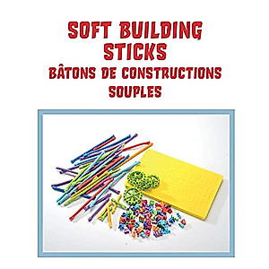 spaghetteez Craft kit for Kids from 4 Years, Sensory Toys for Boys and Girls, Ideal as a Gift, Flexible Construction Toys for Arts and Crafts in a Set of 100 Pieces