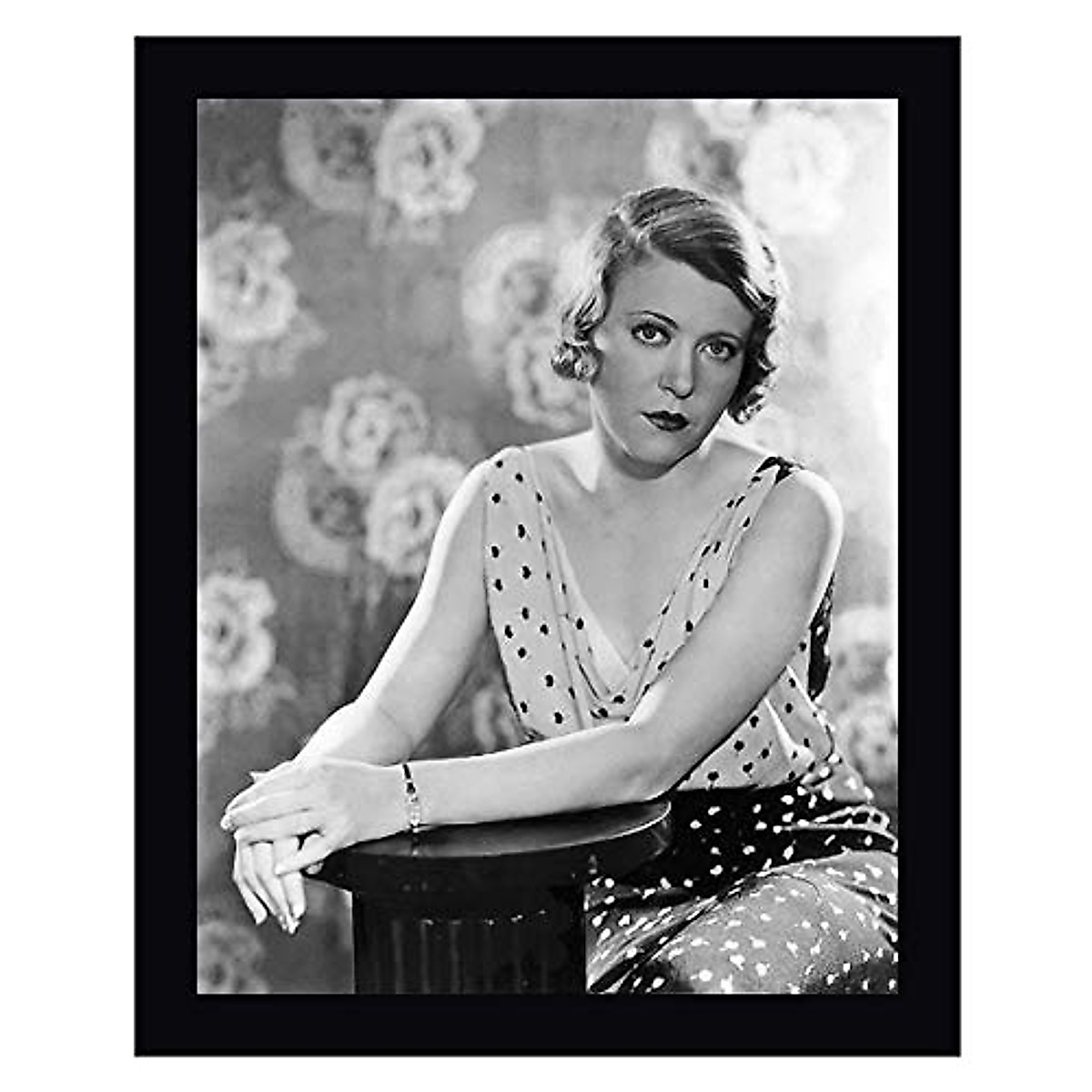 Ruth Chatterton - Frisco Jenny by Hollywood Photo Archive - 17" x 20" Black Framed Canvas Art Print - Ready to Hang