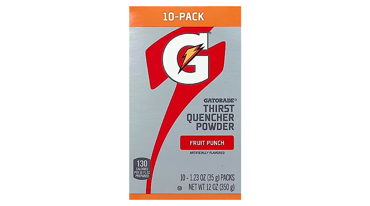 Gatorade Thirst Quencher Powder - Fruit Punch (10 Pack)