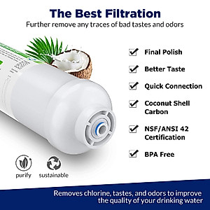75 GPD RO Membrane and 2x T33 Inline Carbon Filters by Membrane Solutions