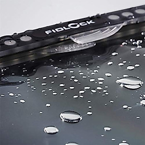 FIDLOCK Hermetic Mega Dry Bag with Gooper Technology Transparent/Black