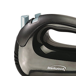 Brentwood HM-44 Lightweight 5-Speed Electric Hand Mixer, Black