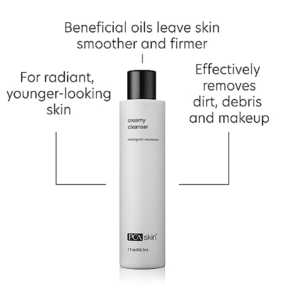 PCA SKIN Creamy Facial Cleanser, Gentle Cleanser Hydrating Face Wash, Ideal for Sensitive Skin, 7.0 fl oz Bottle