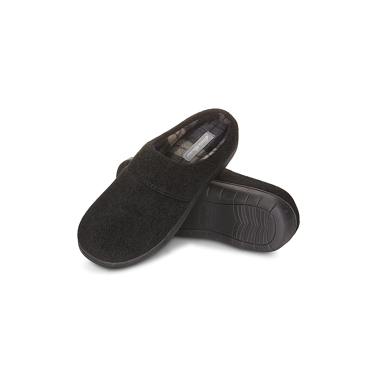 Eddie Bauer Men's Fremont Slippers | House Slippers for Men | Cushioned Footbed Lightweight Slip-On Bedroom Shoes with Rubber Outsole