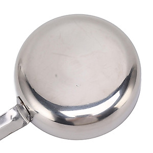 Portion Control Serving Spoons, Stainless Steel Soup Ladle Perforated Scoops Measuring Serving Utensils for Restaurants Kitchen Cooking(Black1)