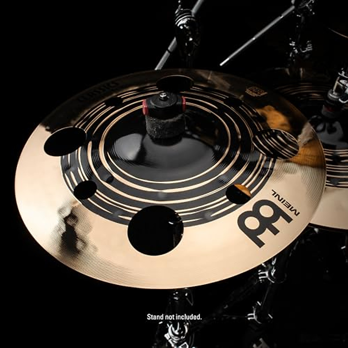 Meinl Cymbals Classics Custom Dual 12" Trash Splash Cymbal for Drum Set, Dark/Brilliant — Made in Germany — B12 Bronze, 2-Year Warranty, (CC12DUTRS)
