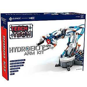 Teach Tech “Hydrobot Arm Kit”, Hydraulic Kit, STEM Building Toy for Kids 12+