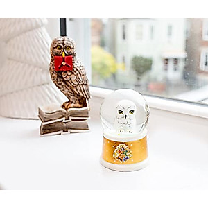 Harry Potter Hedwig Owl Light-Up Mini Adult Snow Globe with Swirling Glitter Display