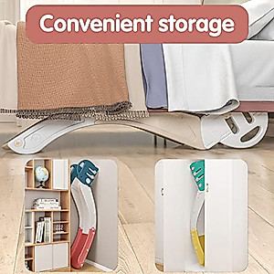 Couch Slide for Kids can be Used with beds, Stairs, Bedside Tables, and Stairs. Suitable for Toddlers, Boys and Girls. The Maximum Load-Bearing Capacity is 220LBS. Easy to Install