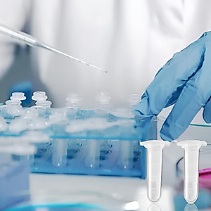 2ml Plastic Vial Tube Sample Storage Container Fragrance Beads Liquid Pack of 100