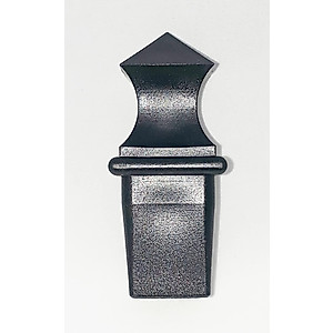 Retrospec Creations 25 Each Black1/2 OR 1-Inch Pyramid Top Fence Spire 1-32