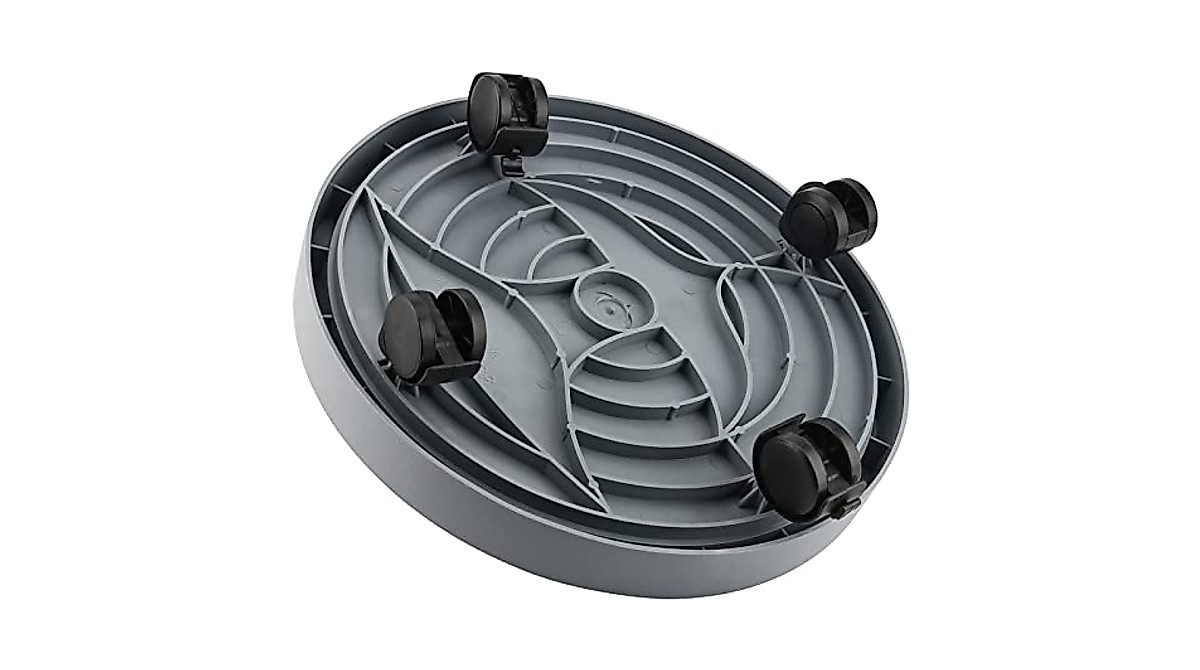 JOIKIT 4 Pack 13-Inch Heavy Duty Plant Caddies with Lockable Wheels