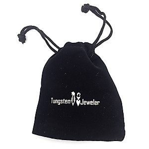 9MM/7MM Mens and Ladies Step Edge Black Enamel Celtic Knot design Center Tungsten Carbide Wedding Band Ring Set