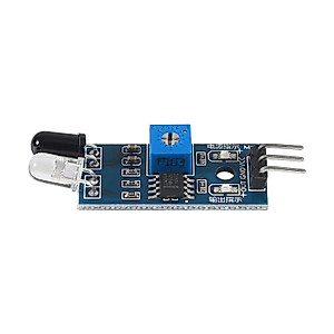 ALMOCN 15PCS IR Infrared Obstacle Avoidance Sensor Module 3-Wire for Arduino Raspberry Pi Smart Car Robot