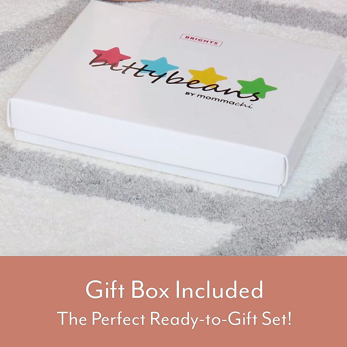 Mommachi Baby Boy Essentials Holiday Gift, Newborn Baby Boy Gifts – Blue Baby Boy Socks 6-12 Months, the Ideal Blue Set Newborn Gifts – 4 Pairs of Baby Boy Socks with Gift Box