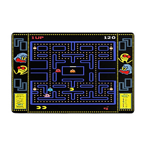 Classic Arcade Games Rug Retro 90s Arcade Theater Style Popular Game Room Area Rug for Living Room Playroom Home Decor Carpet Modern Fun Rug 2' x 3'