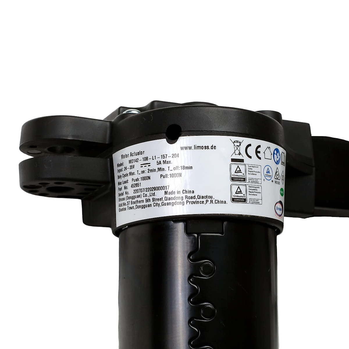 Fruhdi Recliner Lift Chairs Limoss Motor Part Number 452651 Model MD142-108-L1-157-204 Actuator Replacing Limoss Motor Actuator 450427 Replacement