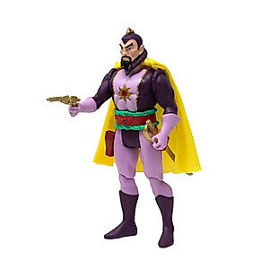 Boss Fight Studio Ming The Merciless from Flash Gordon, King Features Comics Power Stars Collectible Action Figure – Retro-Style Figurine with Accessories and Detailed Sculpting – 5” Tall