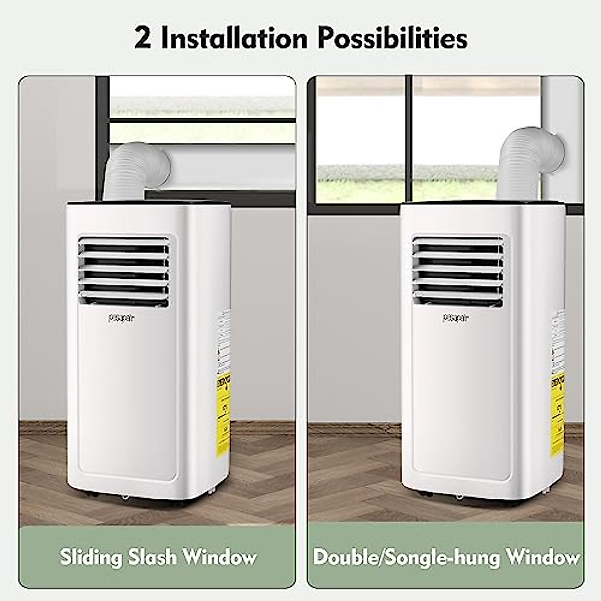 Pasapair 10000BTU WiFi Portable Air Conditioner – Portable AC with Remote&App Control – 4-in-1 AC Unit for Room with Cooling, Dehumidifier, Fan, Sleep Model- Efficient and Energy-Saving