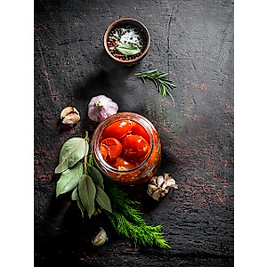 HOMESPHERE Mason Jar Set of 4 Regular Mouth 32-Ounce Mason Jars with Lids and Bands, for Canning, Fermenting, Storage