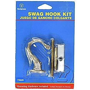 Westinghouse Lighting Corp 70446 2-1/2-Inch Pewter Swag Hook, Large