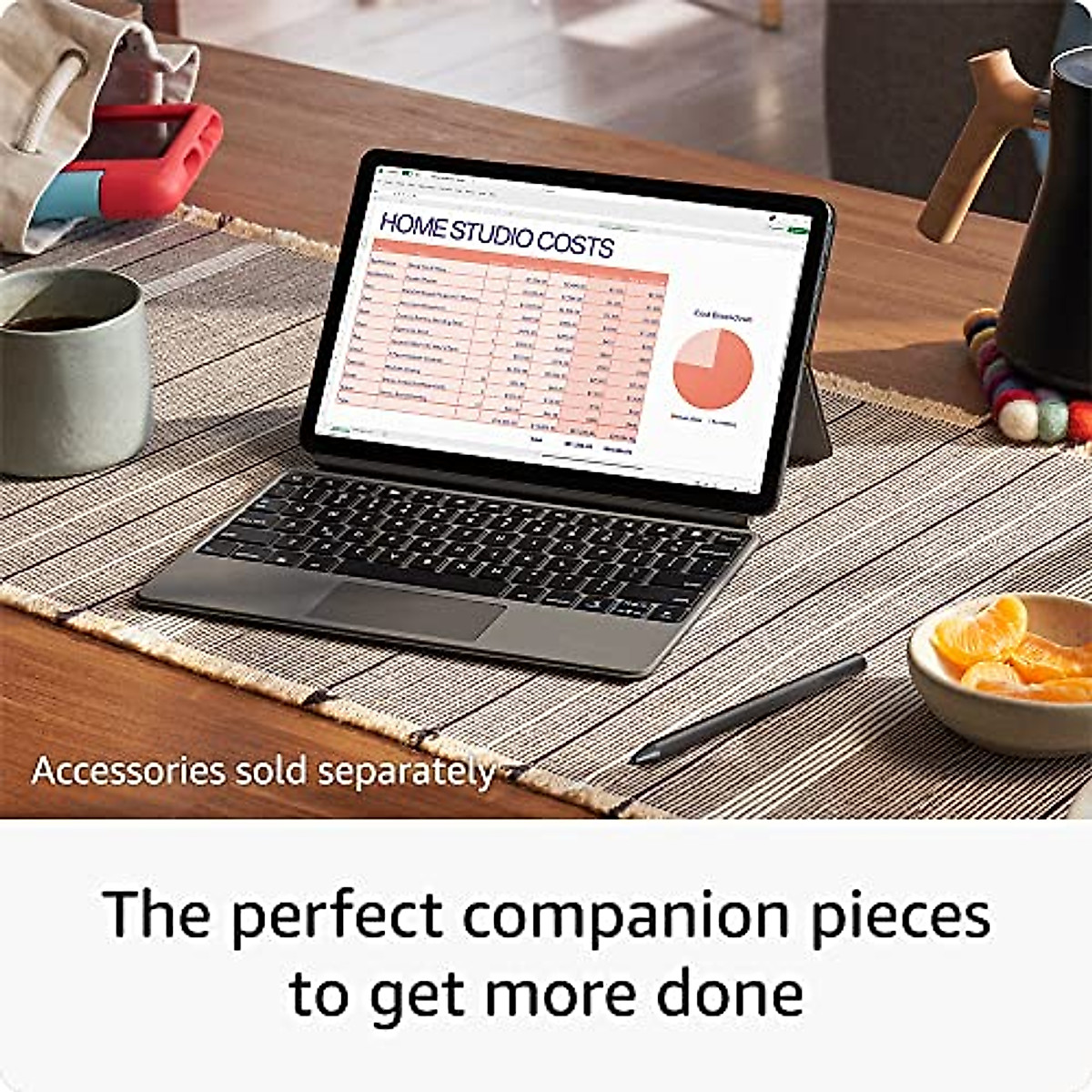 Introducing Amazon Fire Max 11 tablet, our most powerful tablet yet, vivid 11" display, octa-core processor, 4 GB RAM, 14-hour battery life, 128 GB, Gray, without lockscreen ads