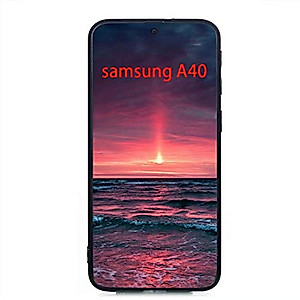 Smfu Case for Samsung Galaxy A40 Wallet Phone Case Leather Wallet Back Cover Folio Flip Card Holder Non-Slip Casewith ID Credit Card Slot Holder (3 Card Pockets) with Screen Protector (Brown)