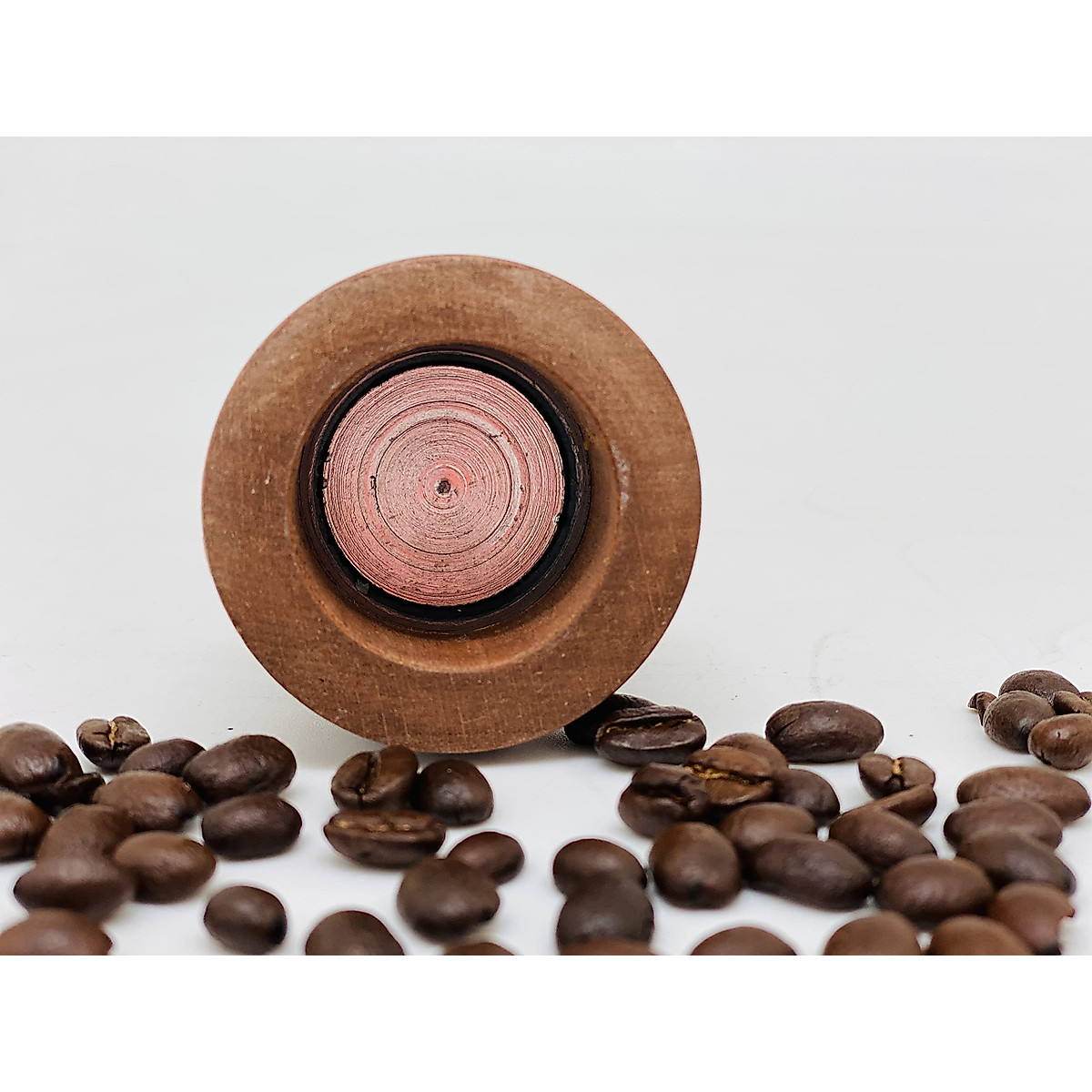 Tarihi Değirmenci Sözen 5" Handmade Manual Wooden Pepper Mill Grinder Portable Hand Crank Gourmet