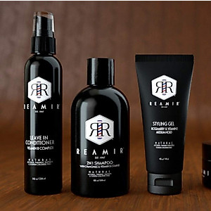 Reamir Beard Conditioning Oil - Grooming for Men - Softens Nourishes Beard Hair - Helps beard Grow Faster and Thicker - All Natural Oils 2 oz