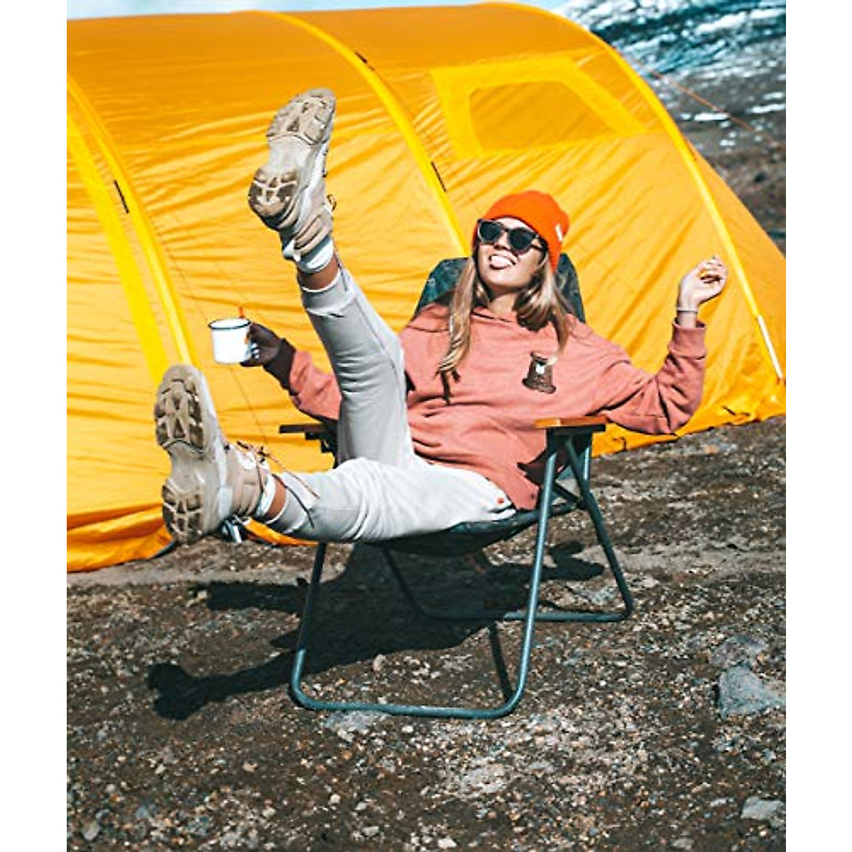 $averPak 4 Pack - American Made Moisture Control Comfort Cool Cushioned Men & Women Crew Socks White-Grey (Sock Size 10-13)