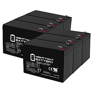 Mighty Max Battery 12V 9Ah SLA Replacement Battery for Dell 1920W (K792N-2U) - 6 Pack